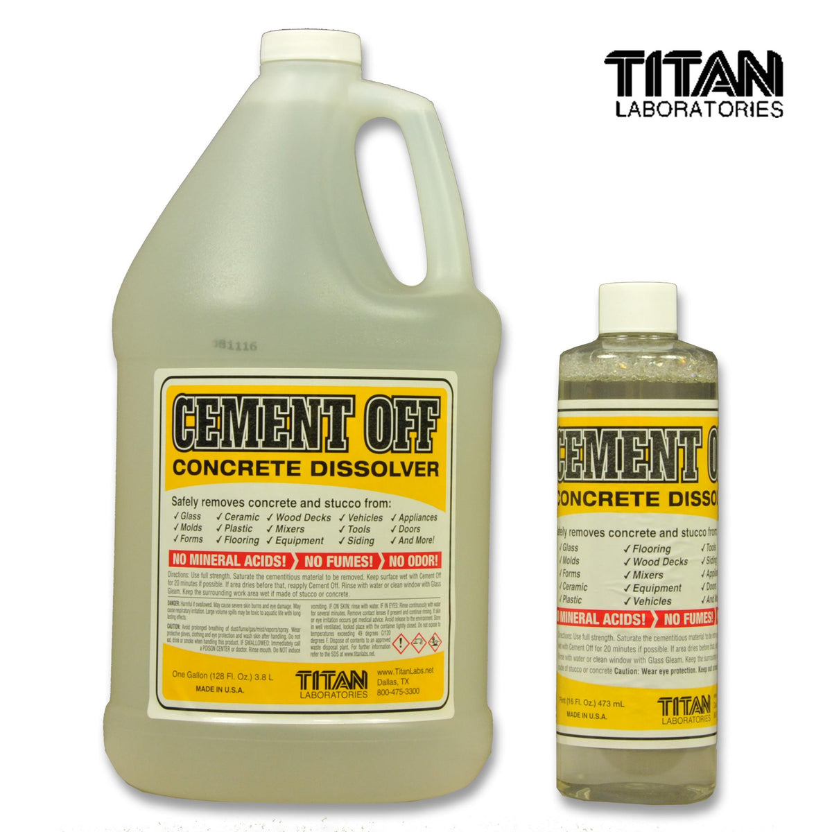 Cement Off: Dissolver for Concrete, Plaster & Grout