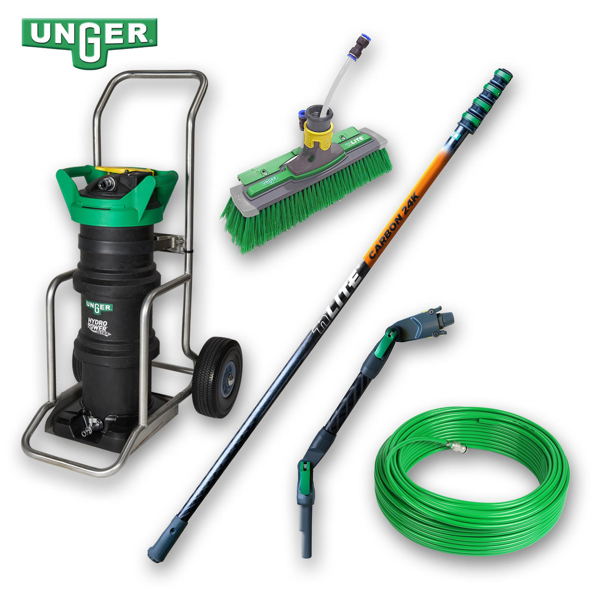 Unger Ultra LC Carbon Kit for maximum cleaning capacity